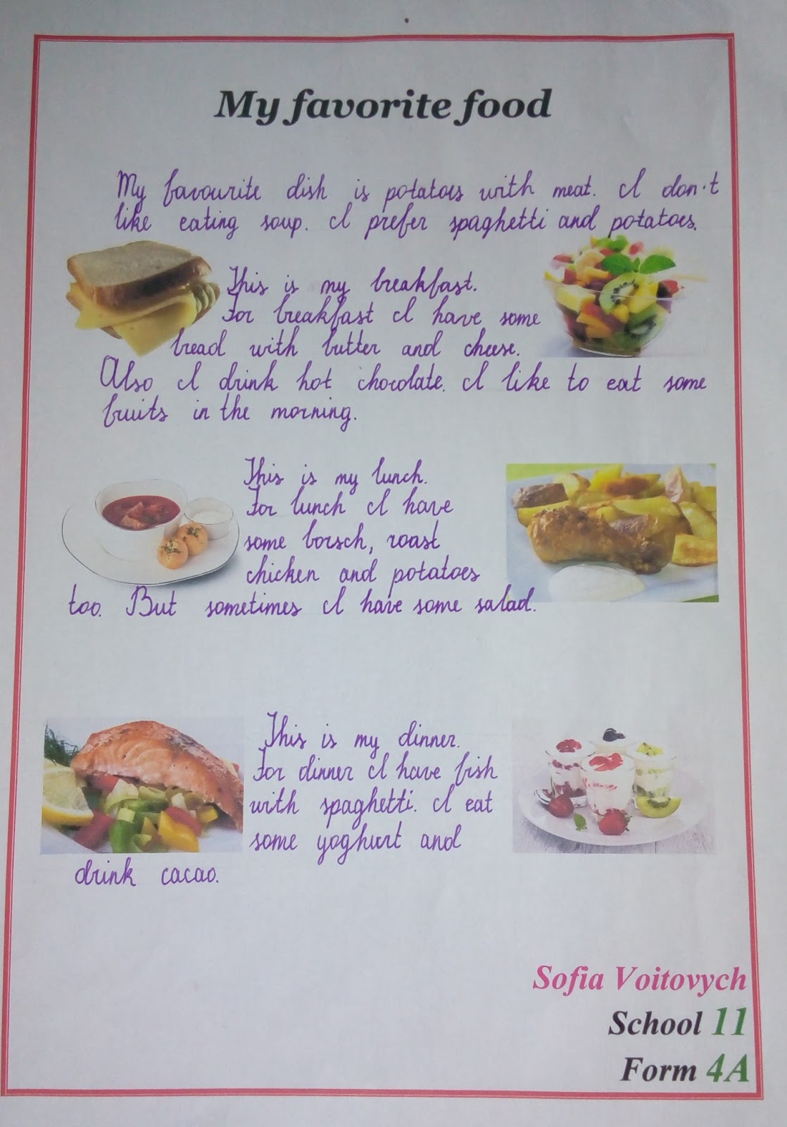 English Teacher's blog : A Food Poster!!!!!!