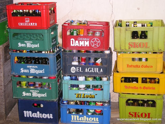 Otras colecciones: Cajas de cerveza