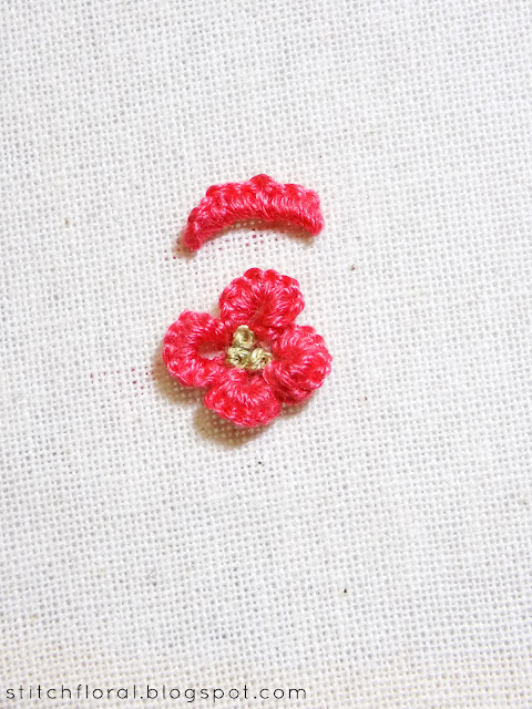 Cast-on stitch & cast-on stitch rose tutorial - Stitch Floral