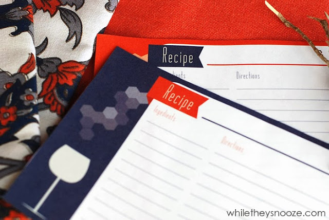 While They Snooze: Italian Themed Kitchen Printables and Recipe Cards