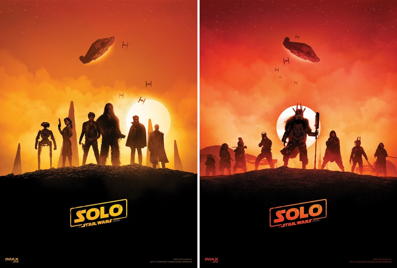 The Blot Says...: Solo: A Star Wars Story AMC IMAX Mini Movie Posters ...