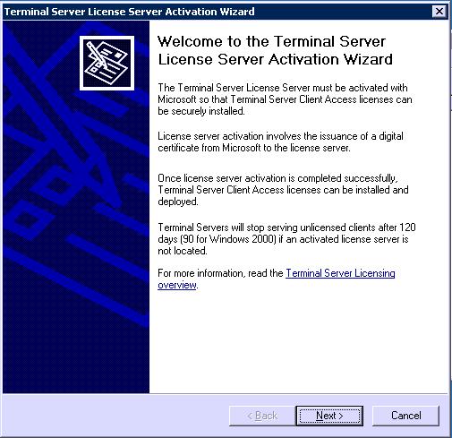 Agregar/Instalar Licencias de Windows 2003 Terminal Services ...