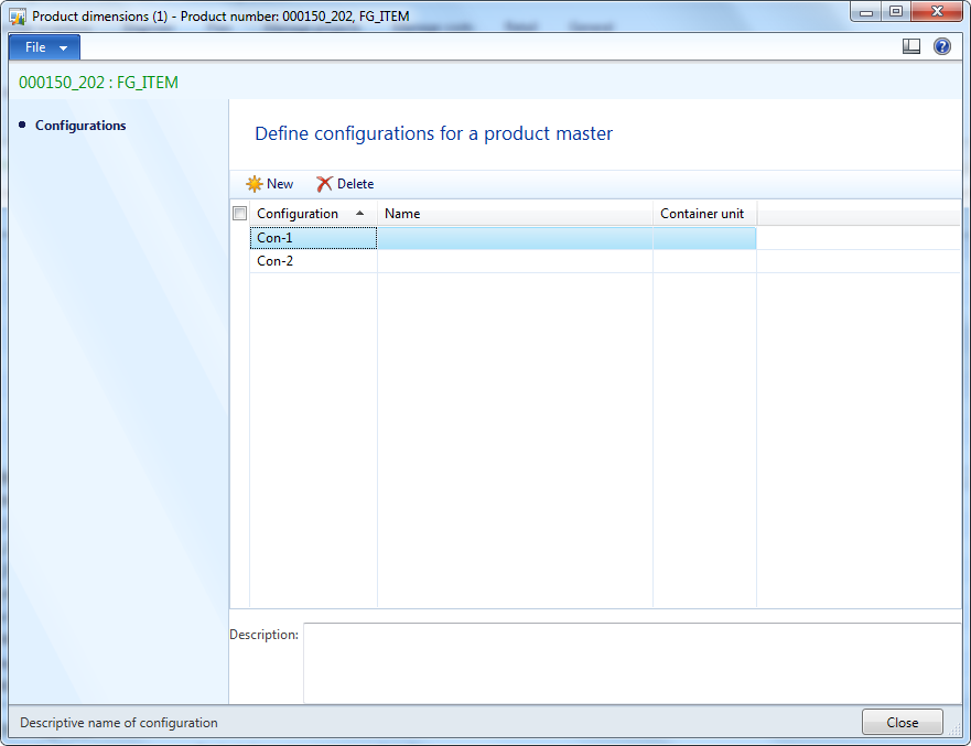 Dynamics AX 2012: Example of 'Dimension-based configuration' item in AX ...