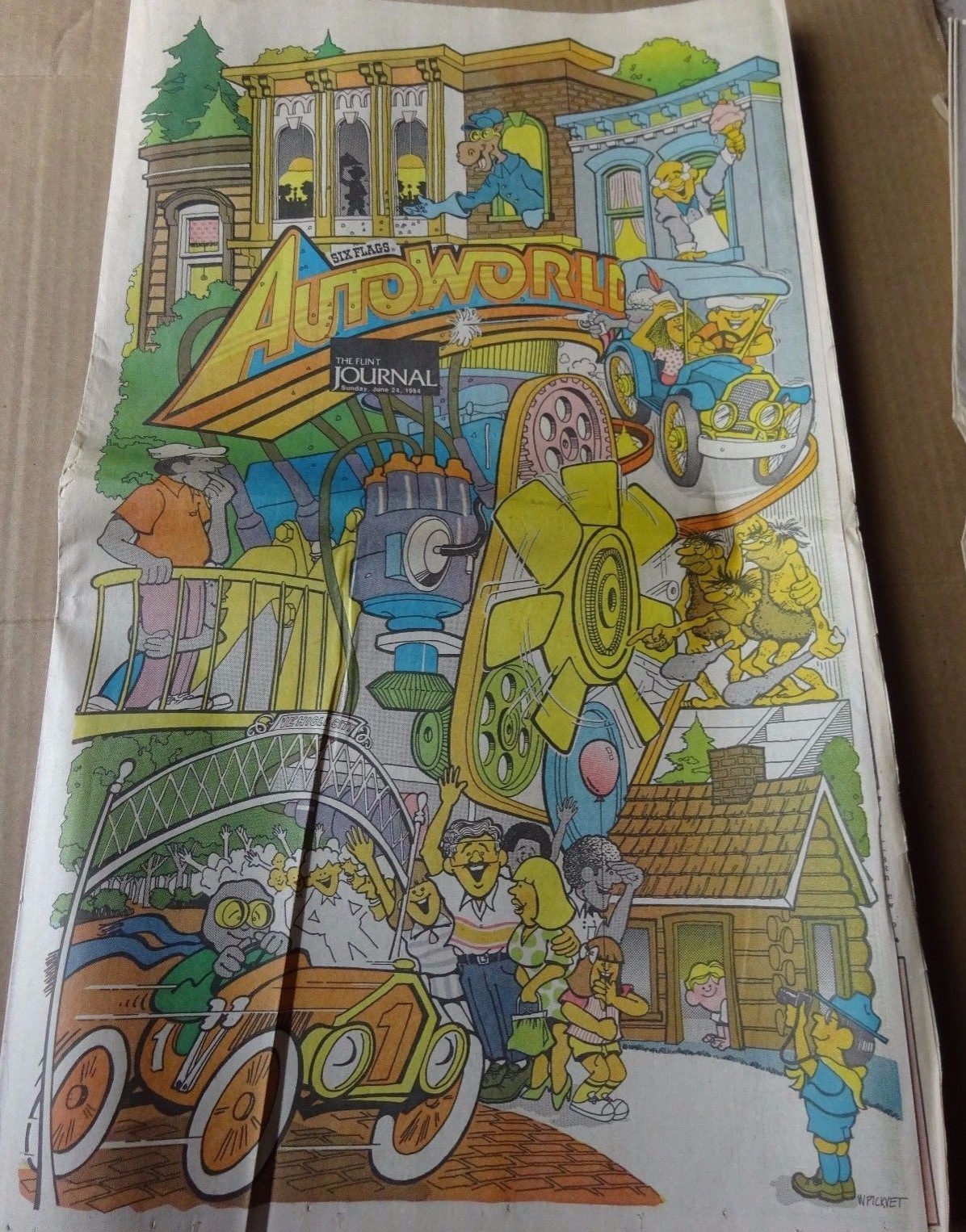 Dan Alexander Dizmentia: Six Flags AutoWorld: Totaled Michigan Motor City