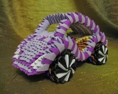 origami 3d car ~ origami instructions art and craft ideas