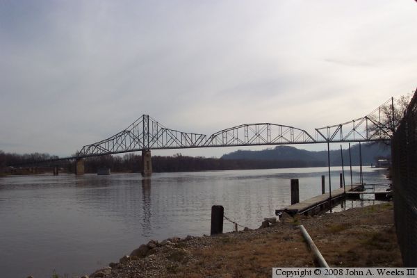 Industrial History: 1931 WI-82 Black Hawk Bridge over Mississippi River ...