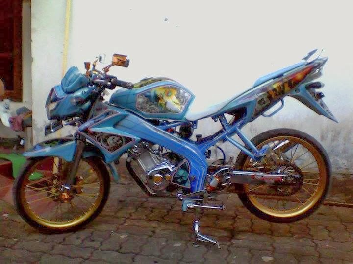 Modifikasi Yamaha Vixion Full Airbrush dan Chrome | Yamaha Vixion ...