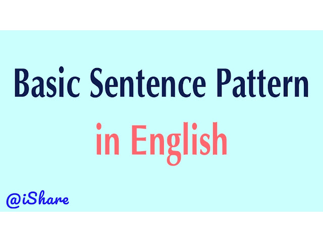 5 Base Sentence Patterns in English