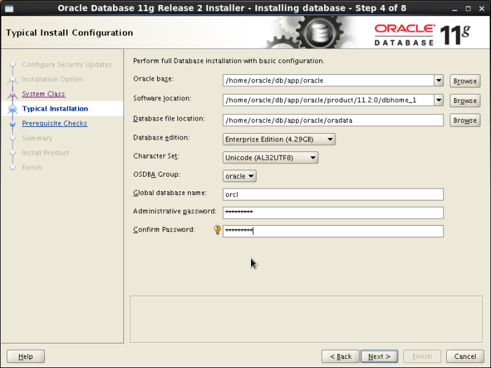 Oracle Stack Oracle Database 11g R2 Installation On Oracle Linux 6 3 64 Bit
