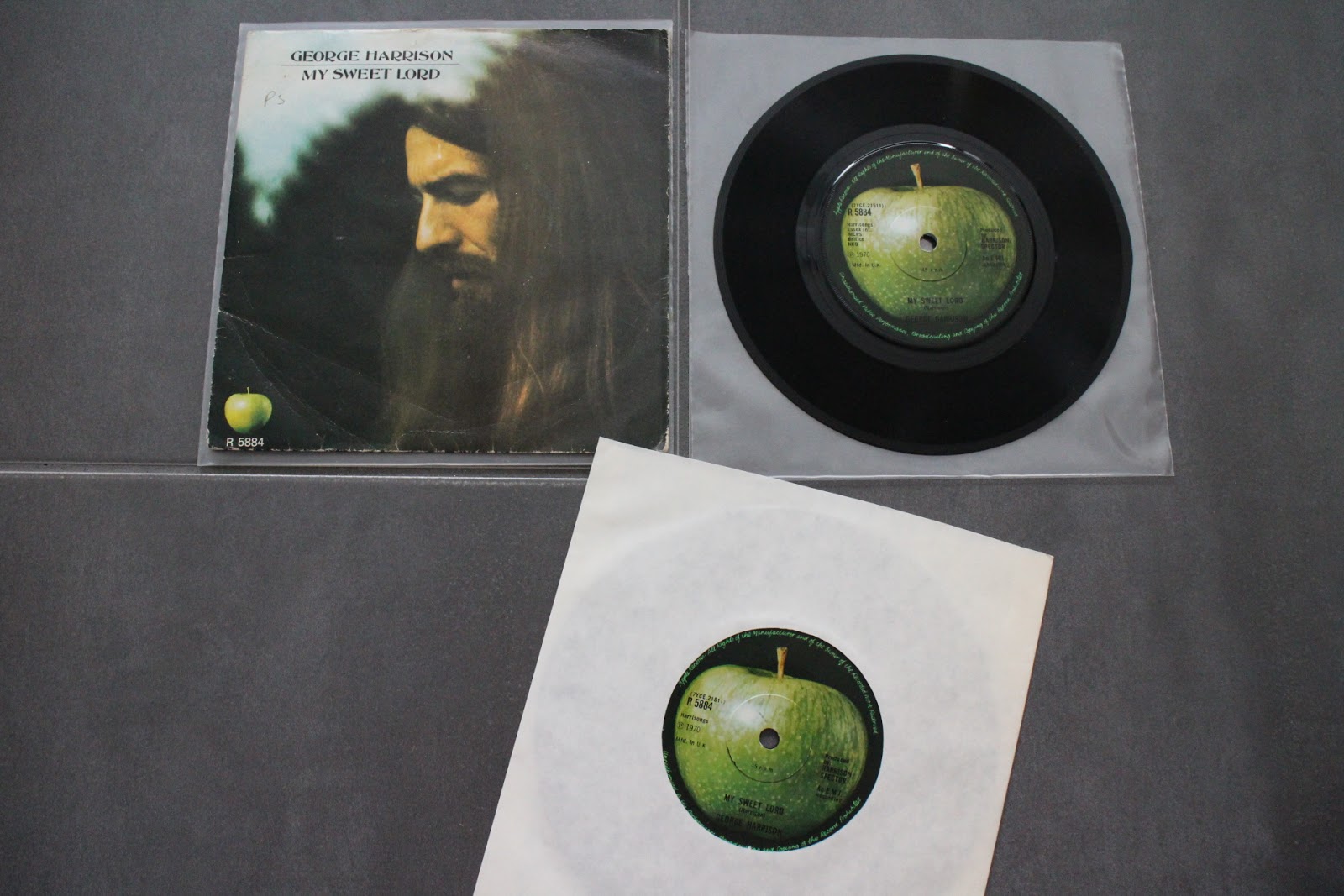 The Beatles-levyhylly: George Harrison: My Sweet Lord / What Is Life ...