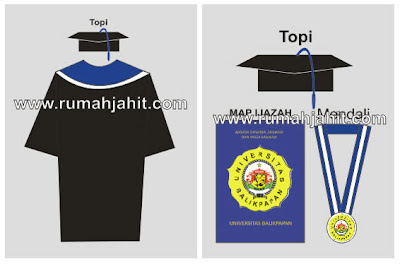 Design Toga Wisuda Uniba Warna Biru | togawisuda
