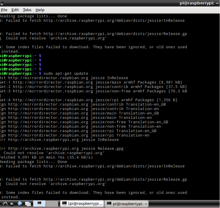 Fix Error Update Di Raspberry Pi Pada Os Raspbian Debian Jessie