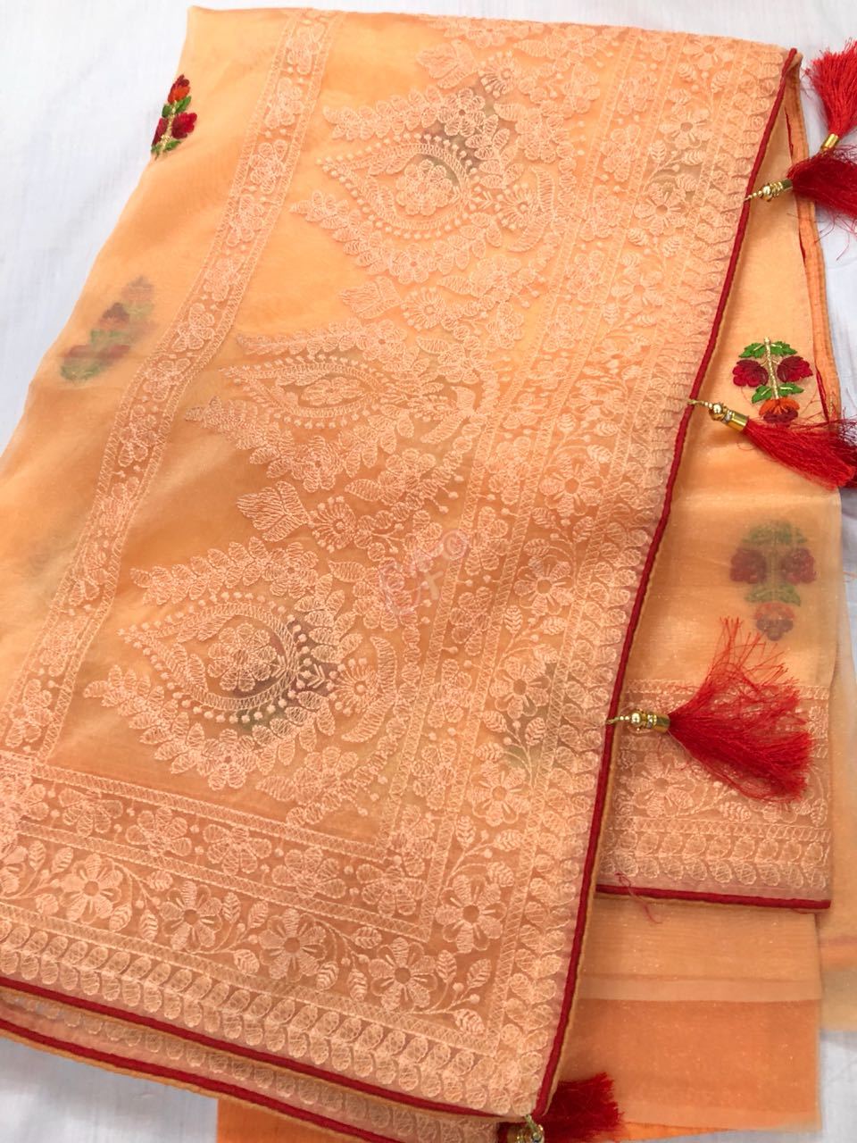 Organza Tissue Saree |Tissue Silk Designer Sarees