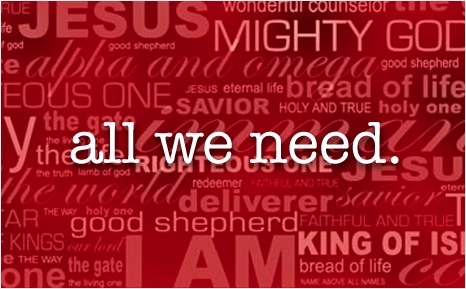 MzTeachuh's Meditations: Jesus Is All That We Need