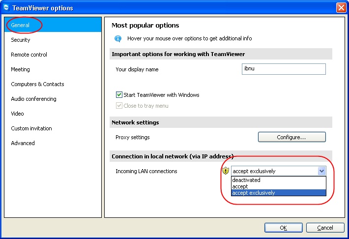IbnuPratama: Cara mengkoneksikan TeamViewer via LAN