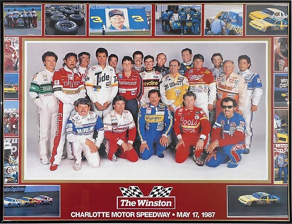 Spade Racing: The 1987 Winston All-Star Race Poster--Yes, "THAT" Poster