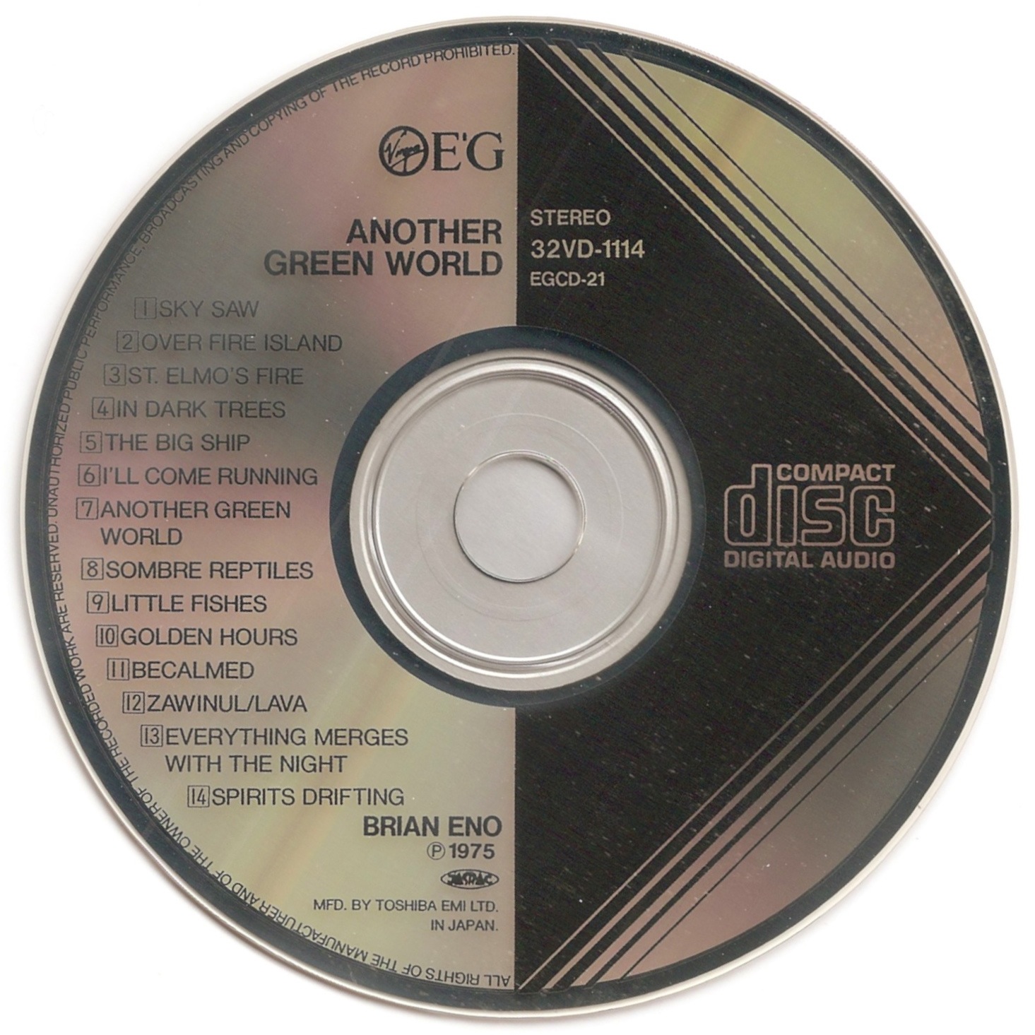 The First Pressing CD Collection: Brian Eno - Another Green World