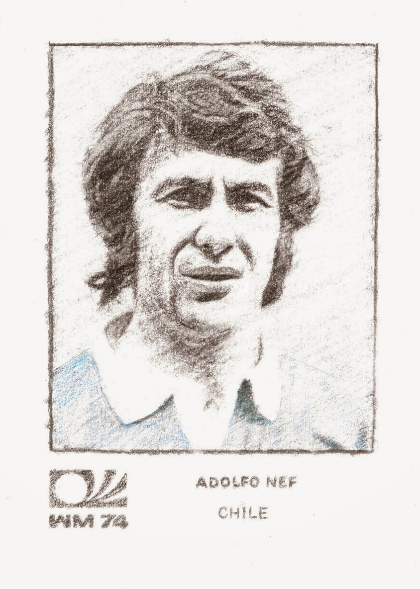 The Opposite of Tomato: World Cup '74 Portrait #98 (Adolfo Nef: Chile)