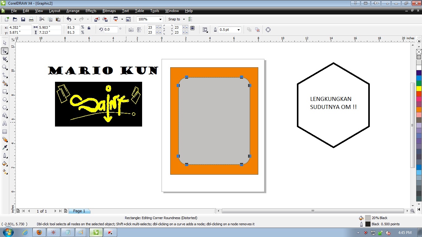 freedom: MEMBUAT BINGKAI PADA COREL DRAW