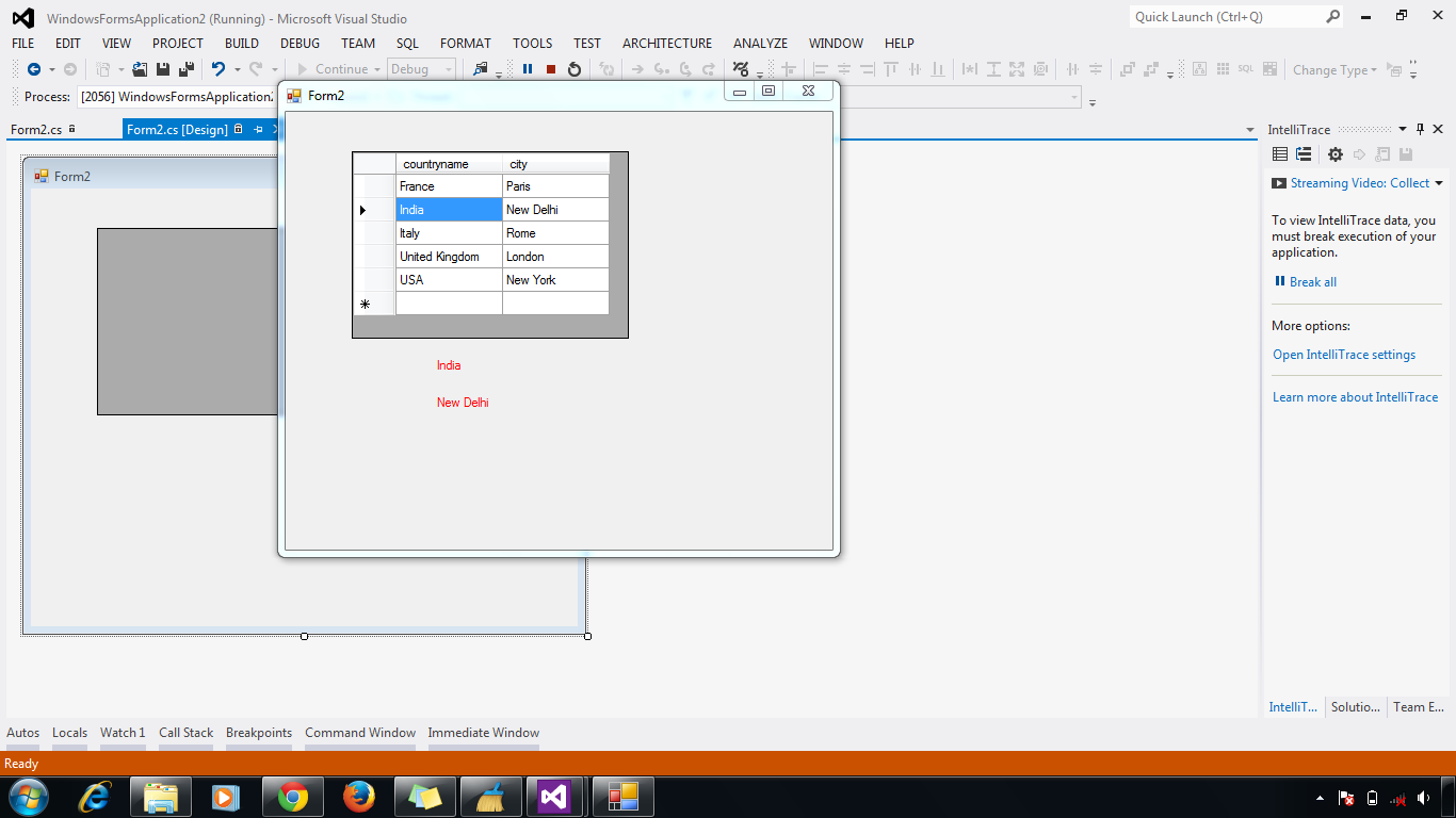 Datagridview Selected Row Cell Data To Textbox Or Label In C