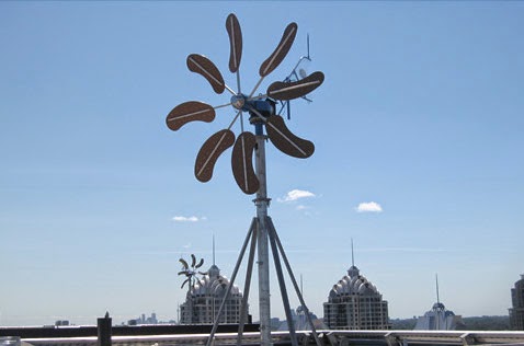 Four Unique Horizontal Axis Wind Turbine