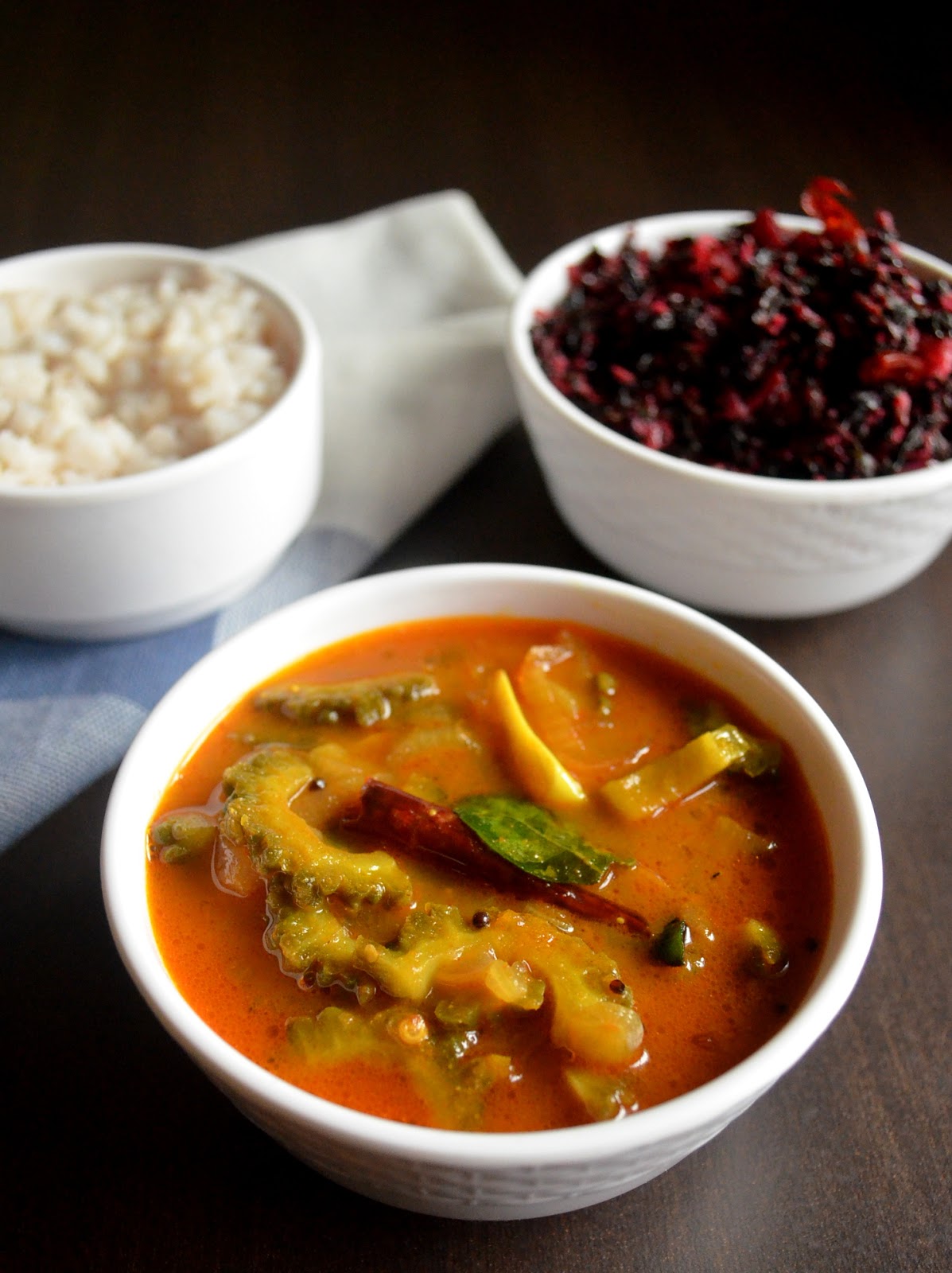 Indulge...: Pavakya Pulin Curry | Kaipekka Puli Curry | Kerala Style ...