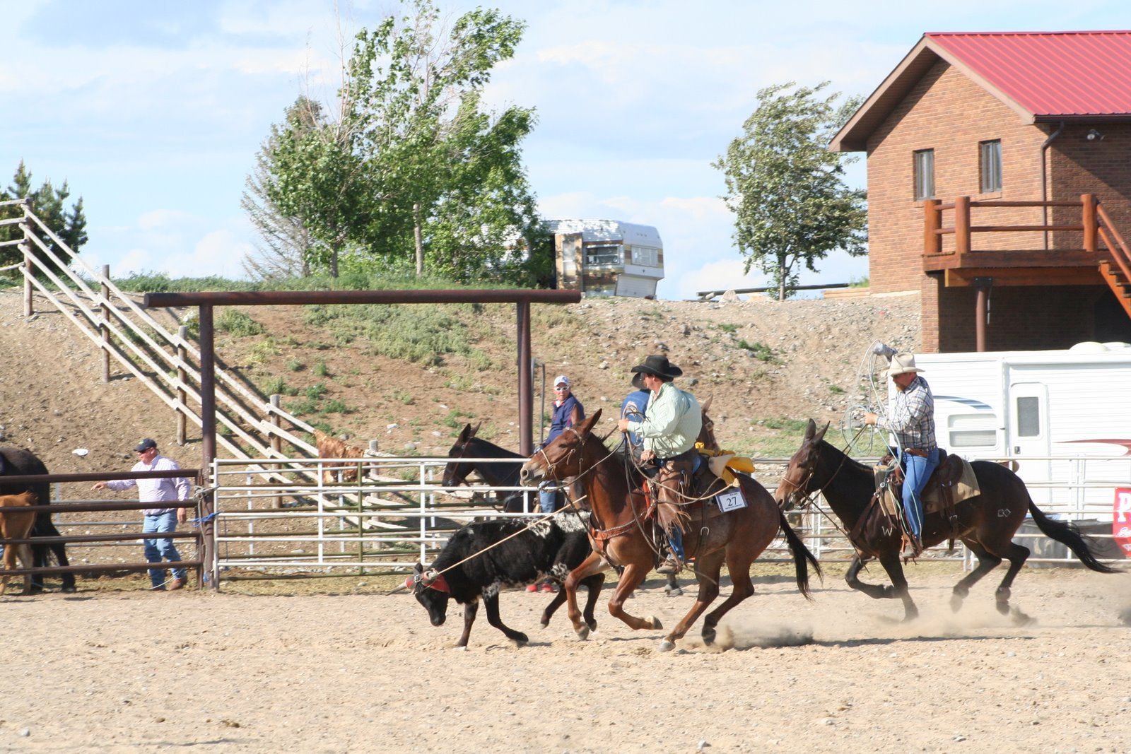 PairADice Mules: Team Roping at Jake Clark Mule Days