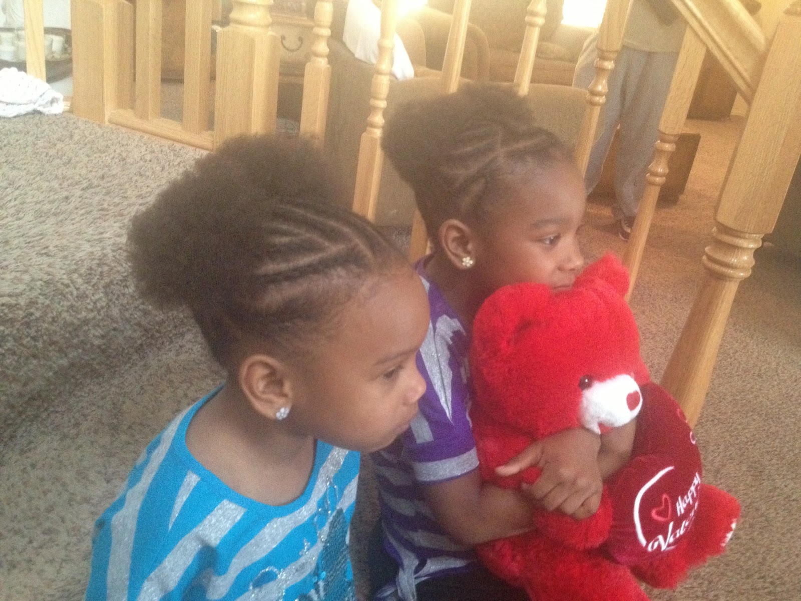 Cornrows Braids Extensions: Cornrows with puffs