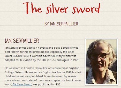 Eight Miles Higher: Book & TV classic: IAN SERRAILLIER'S 'THE SILVER SWORD'