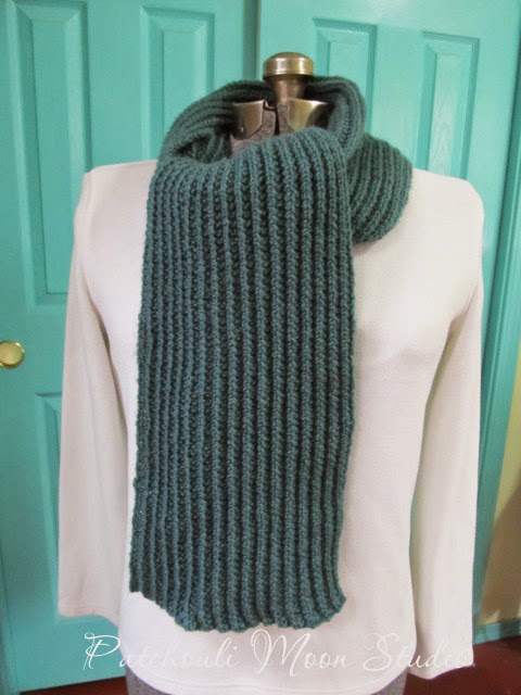 Patchouli Moon Studio: Mistake Rib Knit Scarf