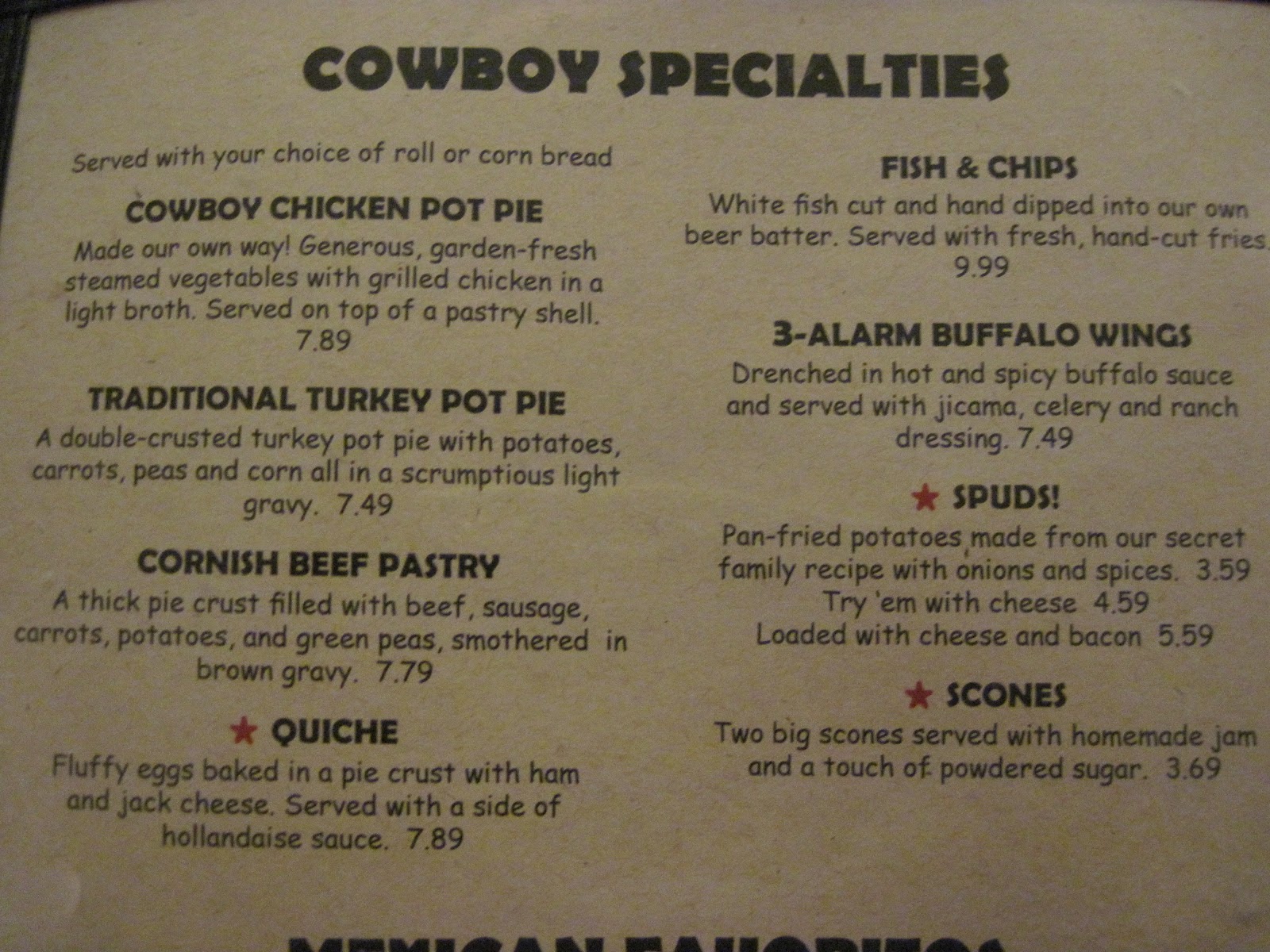 Polka-Dotty Place: The Cowboy Grub