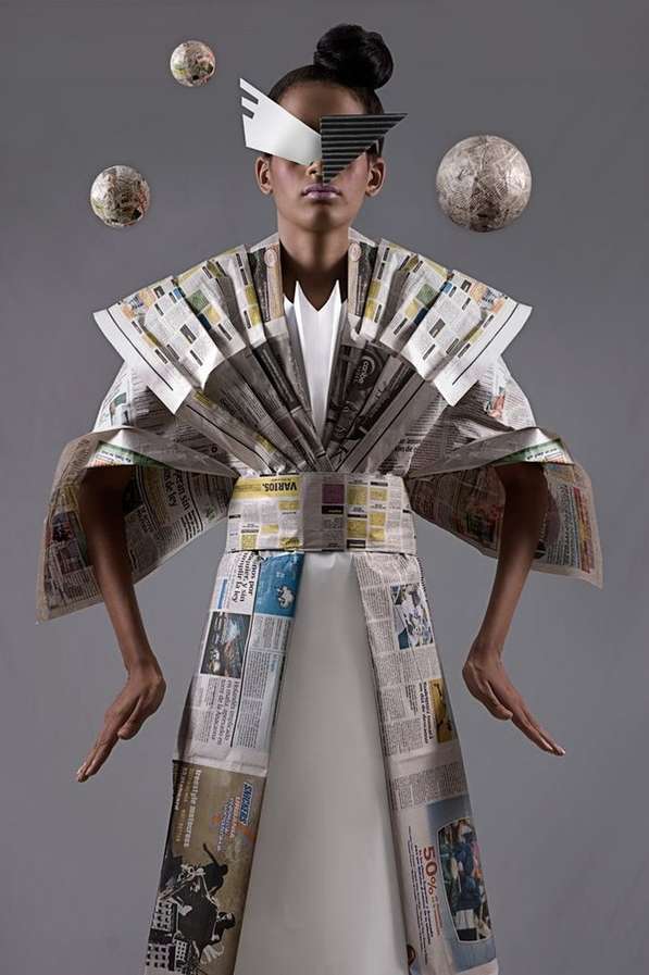 Grace-la-fashionista: Paper couture Art!!!!