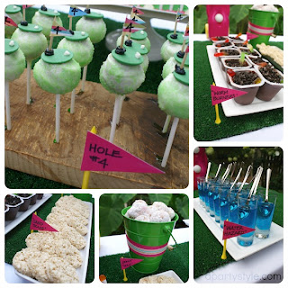 a. party style: fore :: golf party