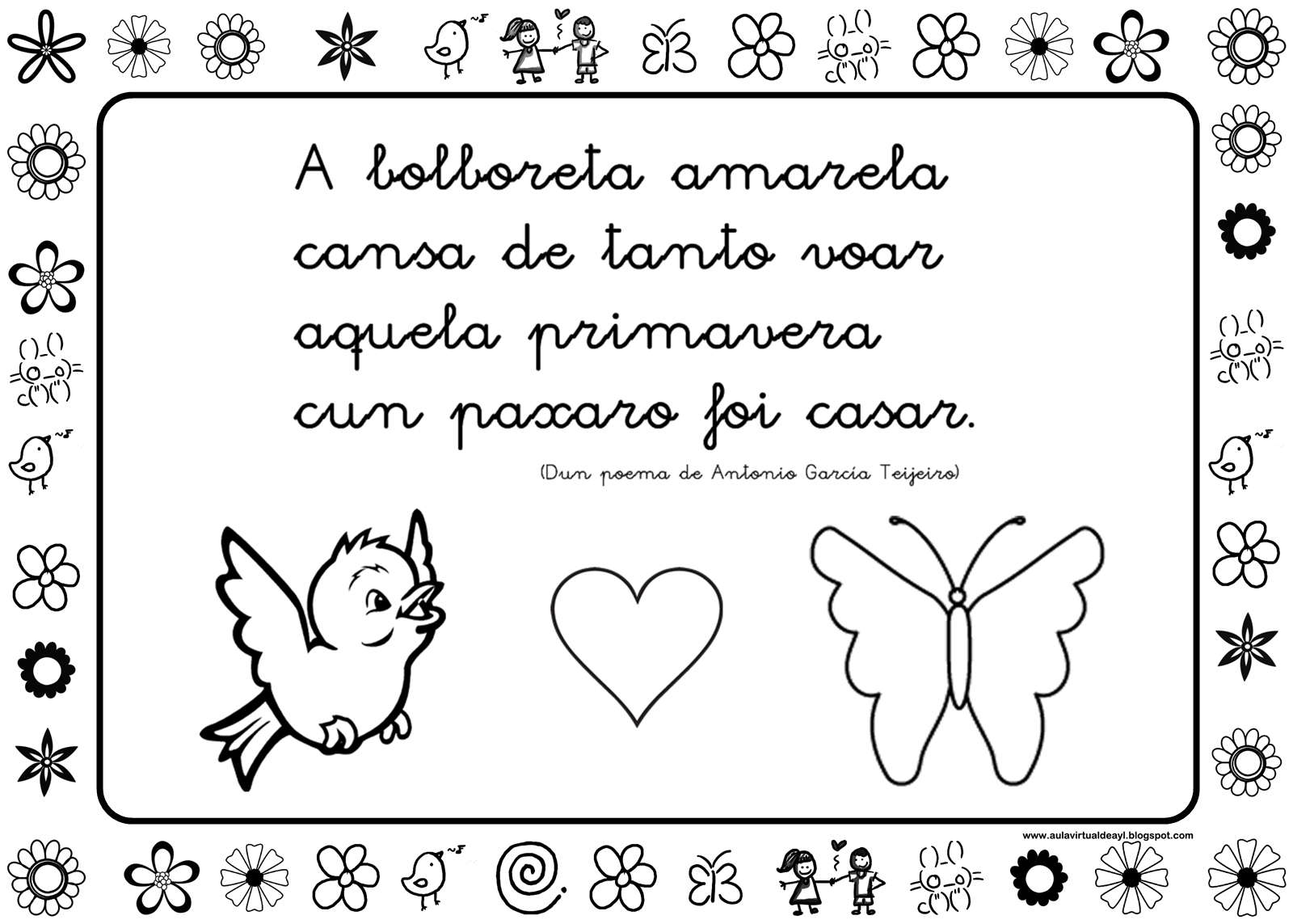 Aula virtual de audición y lenguaje: Poemas de primavera