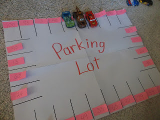 These Precious Days: Making Math Fun ~ The Parking Lot Game