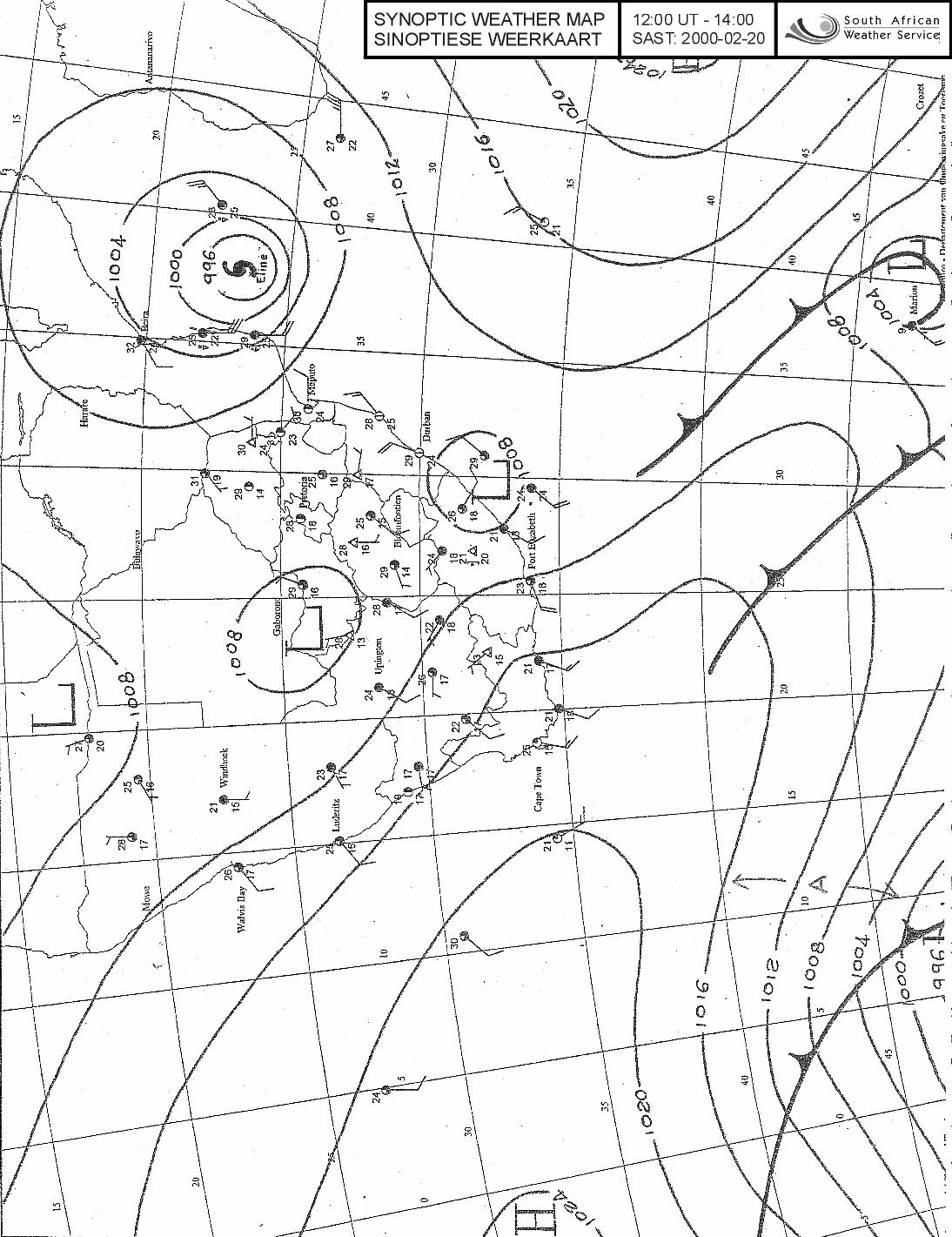 Geography Synoptic Charts - Ponasa