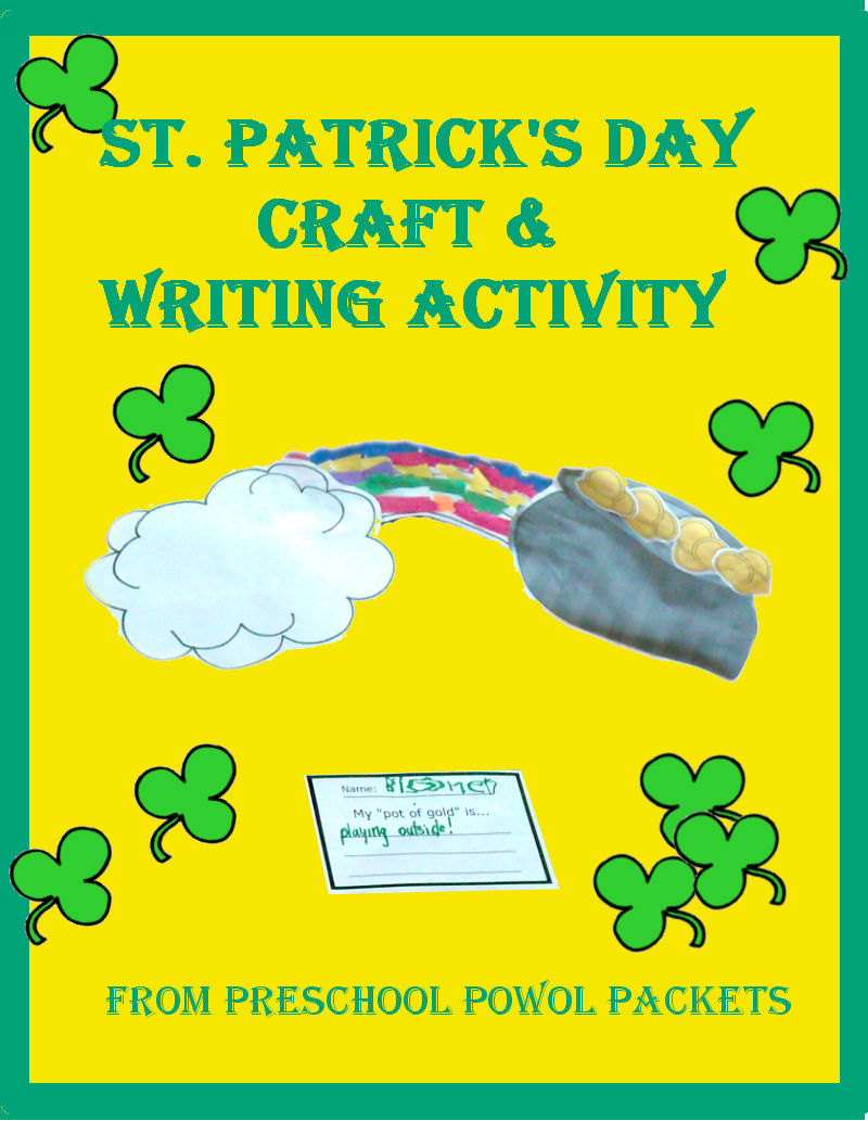 St. Patrick's Day Rainbow Craft Activity {3-Day FREEBIE!!} | Preschool ...