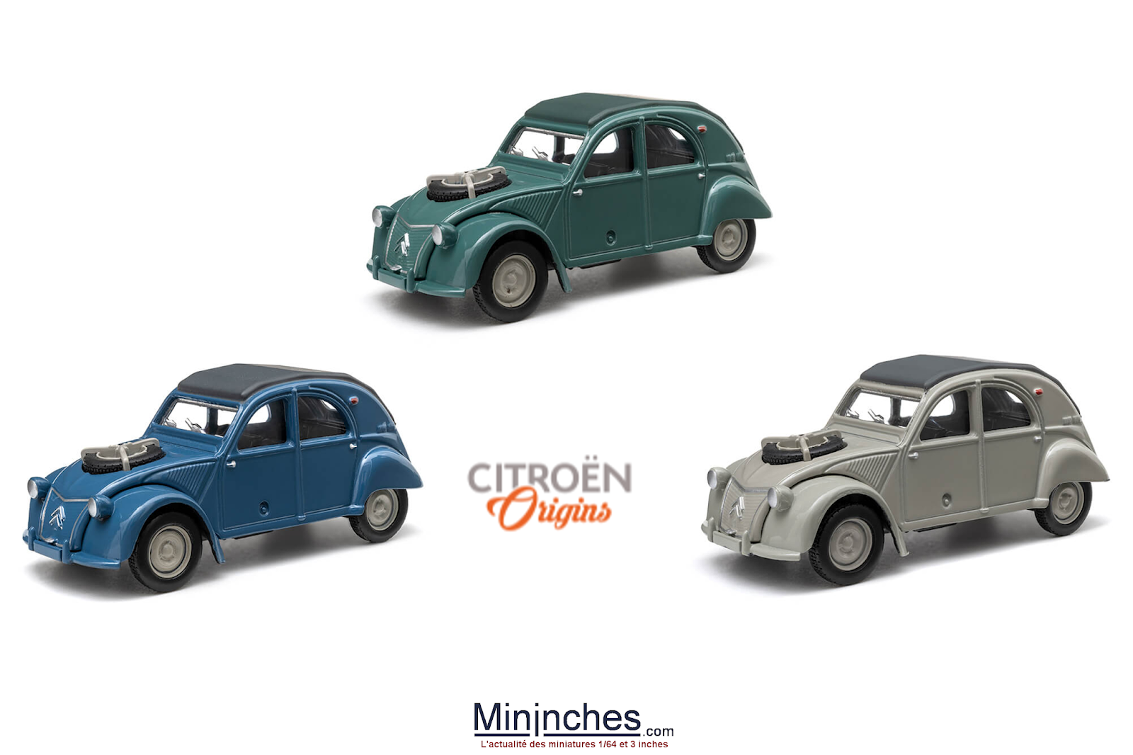 La célèbre Citroën 2CV 4X4 "Sahara" disponible en 3 inches ! - Mininches
