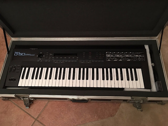 MATRIXSYNTH: Vintage Roland D-50 Linear Synthesizer w/ Extra Voice Cards