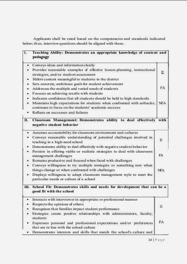 DepEd Memos, Orders & Results: DEPED Order no. 7, s2015 Revised Hiring ...