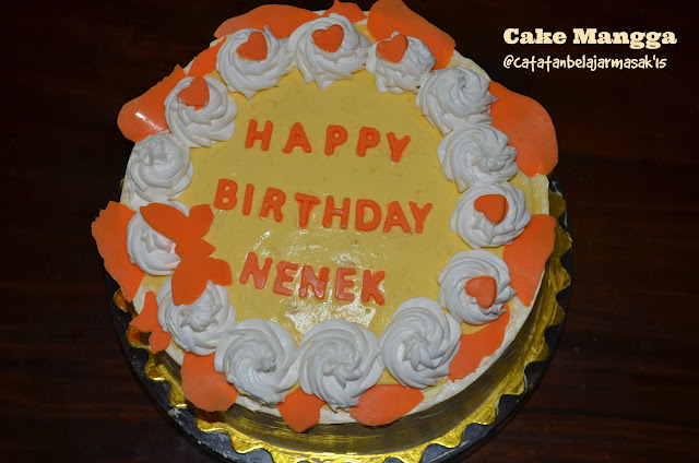 Cake Mangga | Catatan Belajar Masak