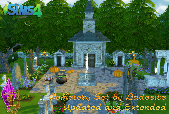 Ladesire's creative corner): TS4 - Cemetery Set (Updated and Extended ...