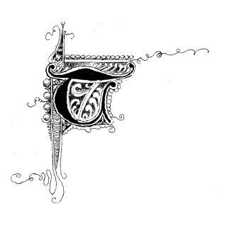 Digital Stamp Design: Drop Cap Letter Digital Download Design Antique ...