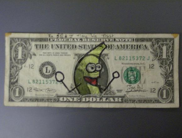 Mighty Lists: 15 funny defaced money pictures