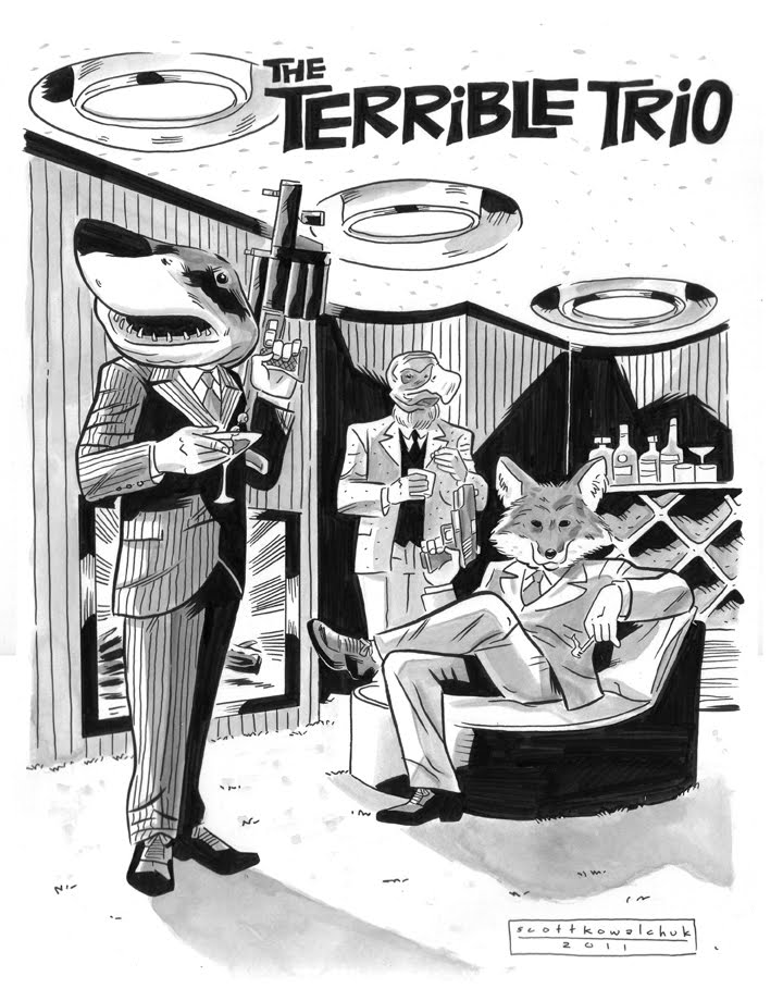 Scott Kowalchuk: Terrible Trio Commission...