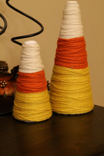 The Mommy Diaries: Candy Corn Decor {a tutorial!}