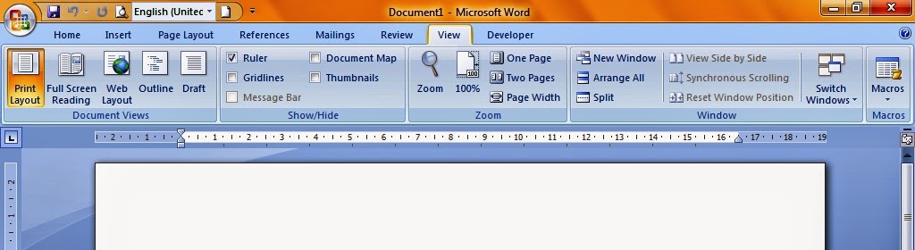 7 Cara Mengaktifkan Menu Microsoft Word 2007 | Tutorial