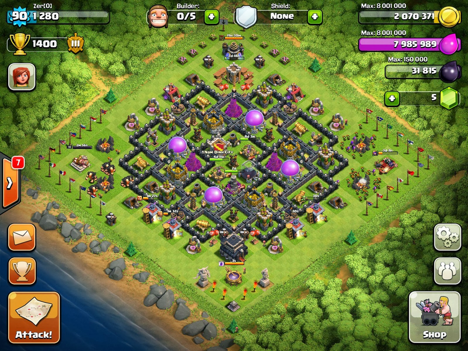 Misguided Minds: TH9 Farming Setups