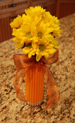 Be Different...Act Normal: Pencil Flower Arrangement for Teachers