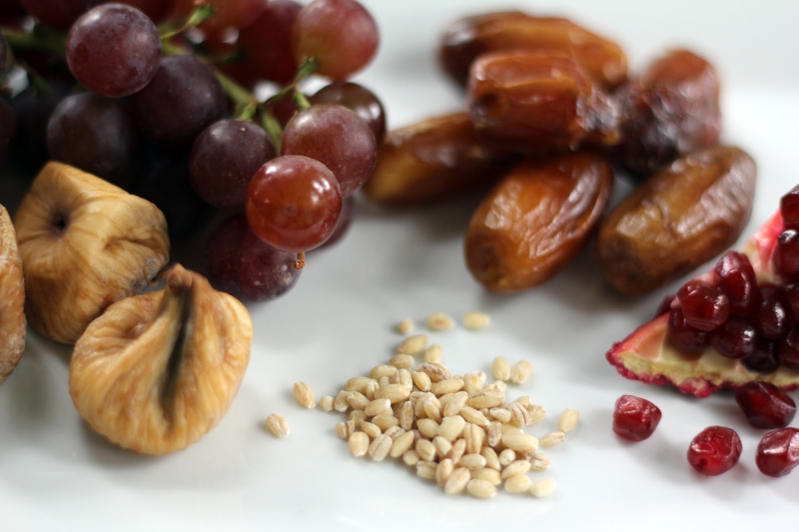 Blue Kale Road: Barley Fruit Salad for Tu B’Shevat